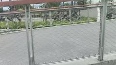 Custom Size Bridge Fencing Flexible Stainless Steel Mesh For Road Protection