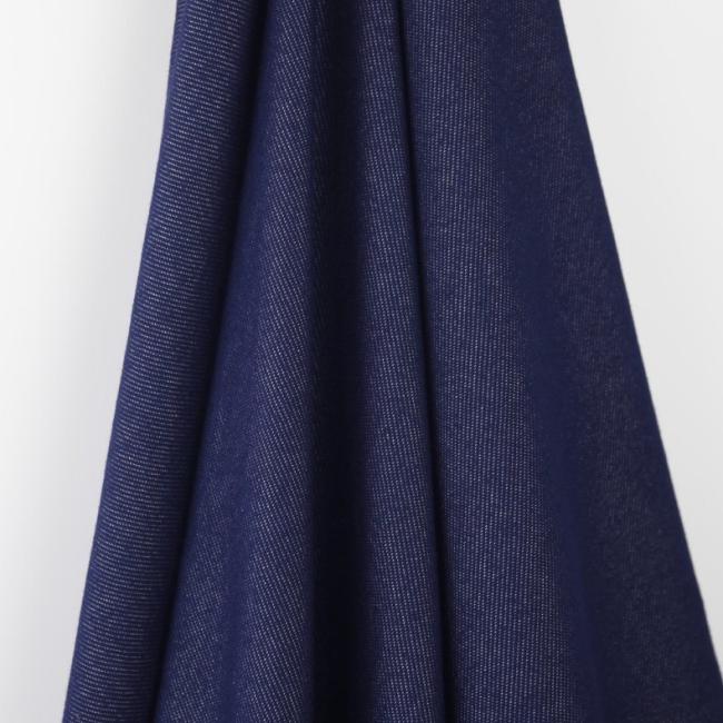 Rayon Polyester Elastic Knitted Denim Fabric