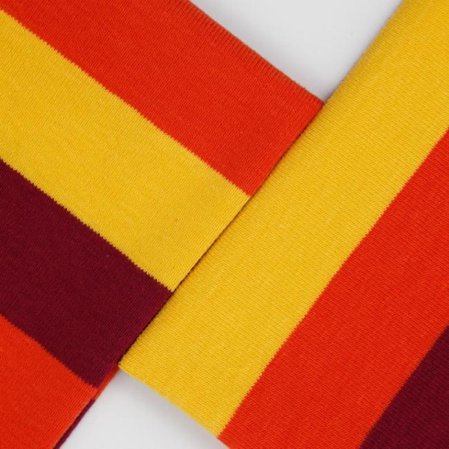 Combed Cotton 1X1 Yarn Dyed Spandex Knitted Rib Fabric