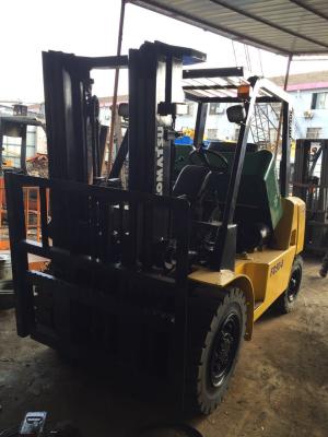 China komatsu FD50-15 forklift with side shift and three stage for sale