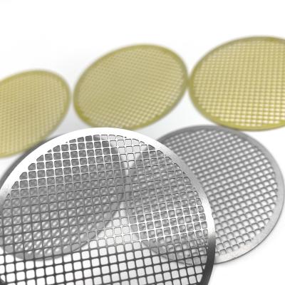 China Metallfarbe gesinterter Filter-Disketten-Draht Mesh Punch Holes zu verkaufen