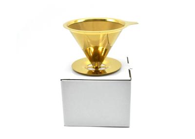 Cina Acciaio inossidabile Mesh Coffee Filter Coffee Strainer Mesh Titanium Gold dell'alimento 160g in vendita