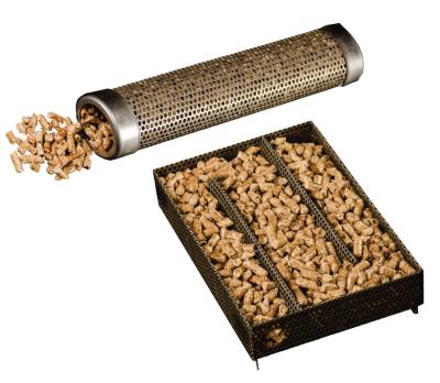 Cina Il rettangolo quadrato di forma ARROSTISCE COL BARBECUE il foro di perforazione della segatura del generatore del fumo in vendita