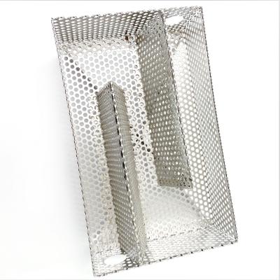 Cina Il rettangolo quadrato di forma ARROSTISCE COL BARBECUE il foro di perforazione della segatura del generatore del fumo in vendita