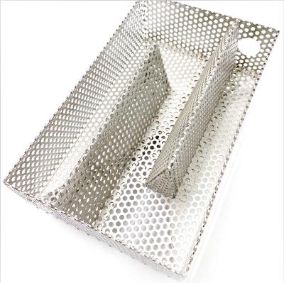 Cina perforazione netta di acciaio inossidabile del canestro del labirinto 5.7cm del generatore del fumo del BARBECUE 352g in vendita