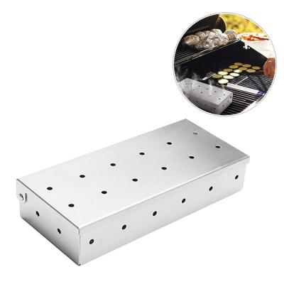 Cina Barbecue di cottura all'aperto 350g della scatola del fumatore di acciaio inossidabile di 4.4cm in vendita