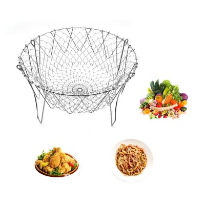 China Neatening Mesh Filter Baskets Tea de aço inoxidável 23cm à venda
