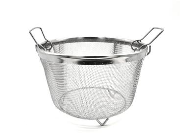China Punho BF04 Mesh Filter Baskets Metal Steamer de aço inoxidável 6QT do silicone à venda