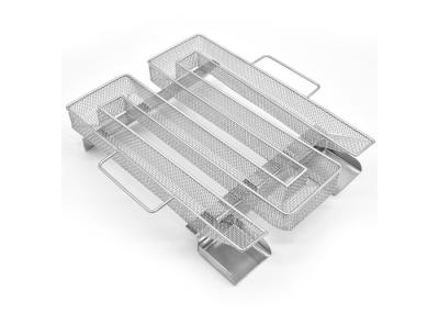 Cina Griglia del BARBECUE di acciaio inossidabile di m. Shape 304 che cucina il fumatore dello strumento per il generatore freddo del fumo degli accessori del BARBECUE di Salmon Bacon Fish in vendita