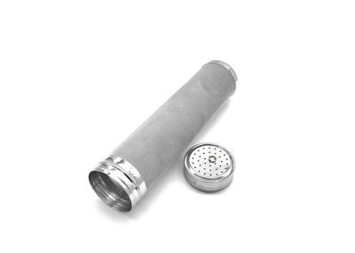China Fio tecido 7 polegadas cilíndrico Mesh Hop Filter Basket 300 mícrons à venda