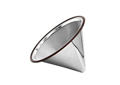 Cina Singoli senza carta di acciaio inossidabile della tazza 304 versano sopra il filtro dal dispositivo di gocciolamento del caffè in vendita