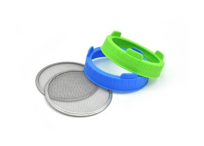 China 1pc que brota o metal Mesh Screen Food Grade das tampas 304ss do frasco à venda