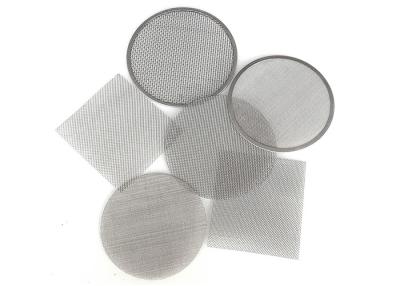 China Kundengebundener niederländischer Webart-Draht Mesh Filter Disc des Twill-SS304 zu verkaufen