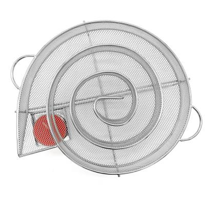 Cina Generatore di campeggio all'aperto rotondo del fumo del barbecue del portatile 16x18cm in vendita