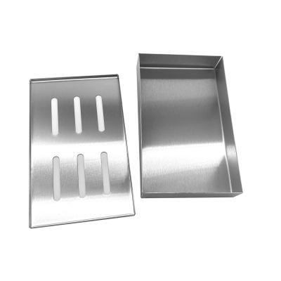 Cina Scatola del fumatore di acciaio inossidabile del ODM 300g del quadrato 304 in vendita
