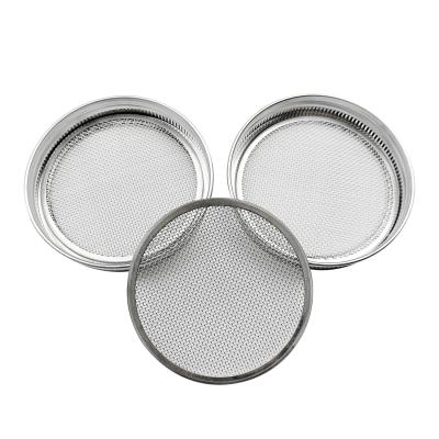 China Semente larga de prata de aço inoxidável da cozinha da boca de 86 milímetros que brota tampas do frasco à venda