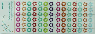 Cina Il fiore del mestiere di carta degli autoadesivi di ricordo del calendario di festa di modo modella la stampa rotatoria in vendita