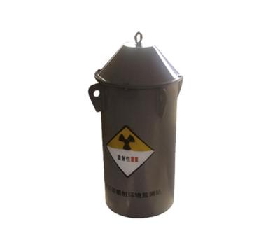 China Mobile Double Lock Radioactive Source Lead Shielded Container Easy To Transport for sale