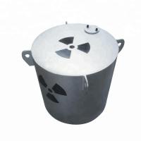 China Radioactive Material Storage Lead Shielded Containers With Double Locking Device for sale