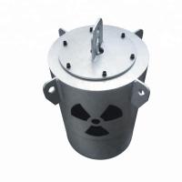 China Radioactive Material Storage Lead Shielded Containers With Double Locking Device for sale