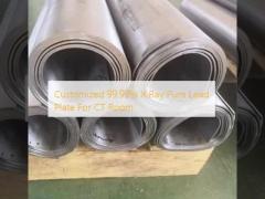 99,99% sala personalizada de X Ray Pure Lead Plate For CT