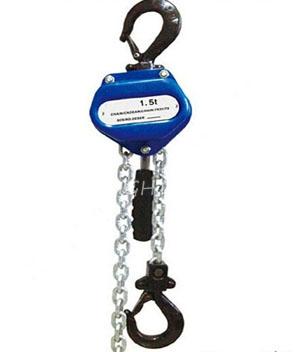 China Hoist With Monorail Trolley Chain Lever Hoist Manual Chain Pulley Block for sale