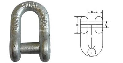 China Marine D Type End Shackle for sale