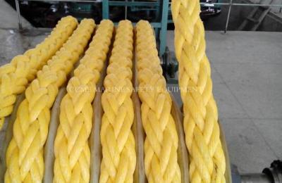 China Marine Mooring Rope 8 Plaited High Strength Polypropylene Polyester Mixed Rope for sale