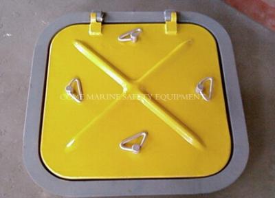 China Marine Type B-OVAL Aluminum Sunk Watertight Hatch Cover for sale