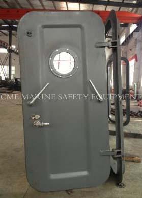 China Marine Single Leaf Quick Acting Ship Steel Door for sale
