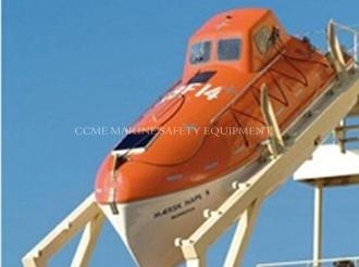 China Marine Totally Enclosed FRP Used Life Boat Rescue Boat for sale