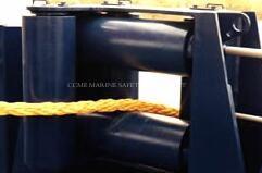 China Marine Roller Fairlead With Vertical Roller for sale