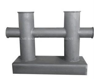 China Ship Double Bitts Casting Steel Marine Bollard for sale