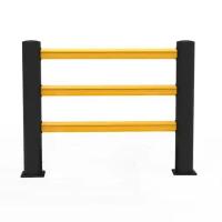 Quality RAL1003 RAL9005 Impact Flexible Barrier Safety Buffer for sale