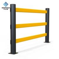 Quality Upright Protector Anti Collision Post Flexible Safety Barrier Single Rail / 2 for sale