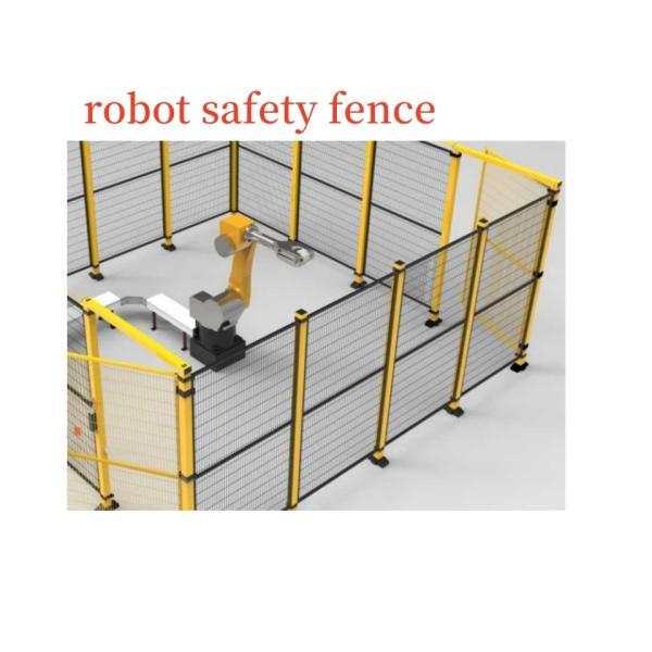 Quality Industrial Security Fences Robot Safety Fence 2500mm High Machine Guard Fence for sale