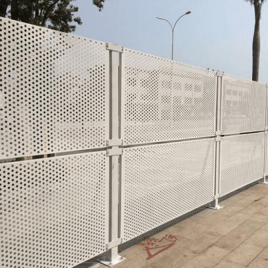 Quality Perforated Metal Punched Plate Warehouse Fence For Separation for sale