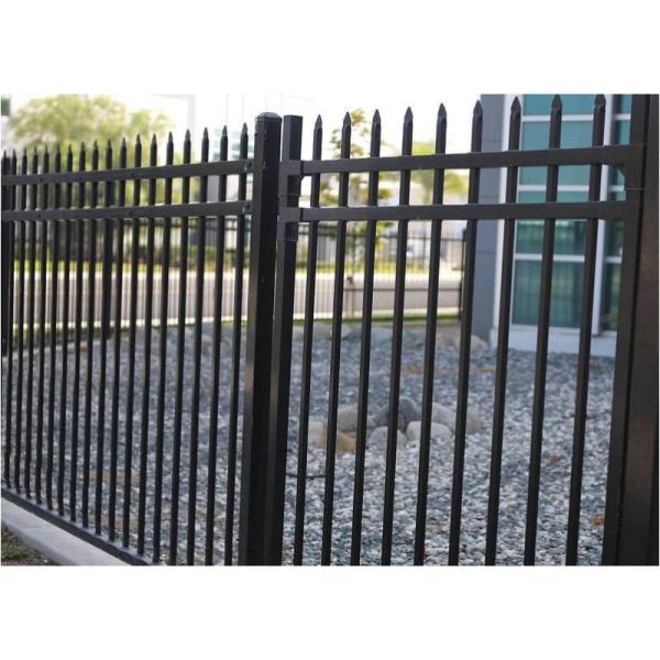 Quality Point Welding Or Full Welding Aluminium Picket Fence Panels Wrought Iron Garden Fence for sale