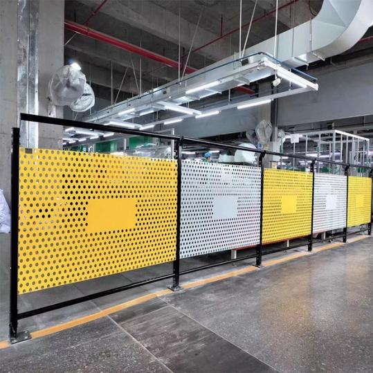 Quality Warehouse Workshop Isolation Fence Galvanized Powder Coated for sale