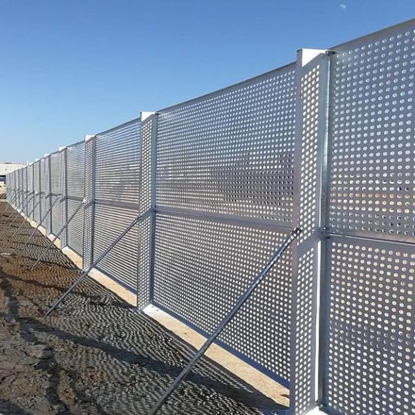 Quality Perforated Steel Plate Warehouse Fence Metal Punching Screen for sale