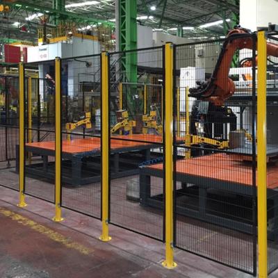 China Electrostatic Powder Coated Robot Safety Fence Protect Personnel From Robot Work Area for sale