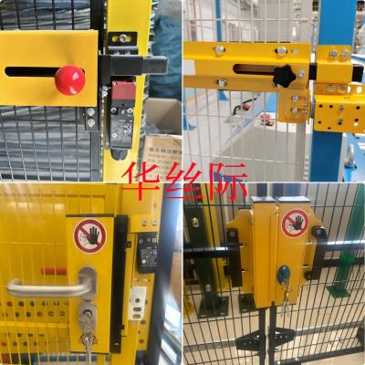 China Assembly Line Safety Gate Lock Robot Safety Fence Anti-pry Fence Lock for sale