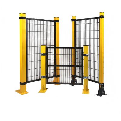 China Heavy Duty Industrial Robot Cell Fence Custom Automated Workstation Safety Enclosure for sale