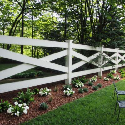 China Weatherproof Rust Proof Quick  Install PVC horse fence for Arena Pasture Ranch for sale