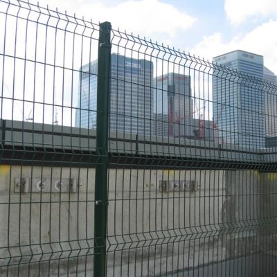 China Powder Coated and Hot Dipped Galvanized 3D Bending Fence Providing Security and Longevity for sale