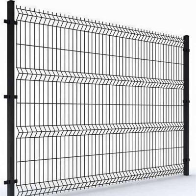 China High Strength 3D Bending Wire Fence Anti Climb Galvanized Steel Mesh Fence For Construction Site Safety Isolation for sale