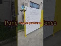 Perforated Metal Warehouse Fence for Separation