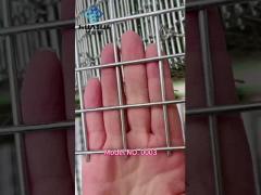 Low carbon steel galvanized welded wire mesh fence panel