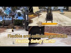 door protection flexible safety barrier for warehouse