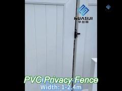 6ft height 8ft width plastic pvc privacy fence uv resistance